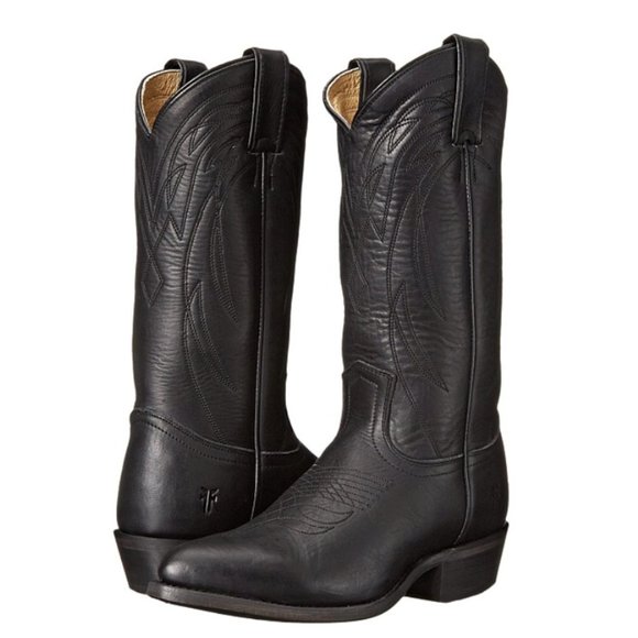 FRYE AND CO. | Shoes | Frye 5 Anniversary Black Embossed High Leather ...